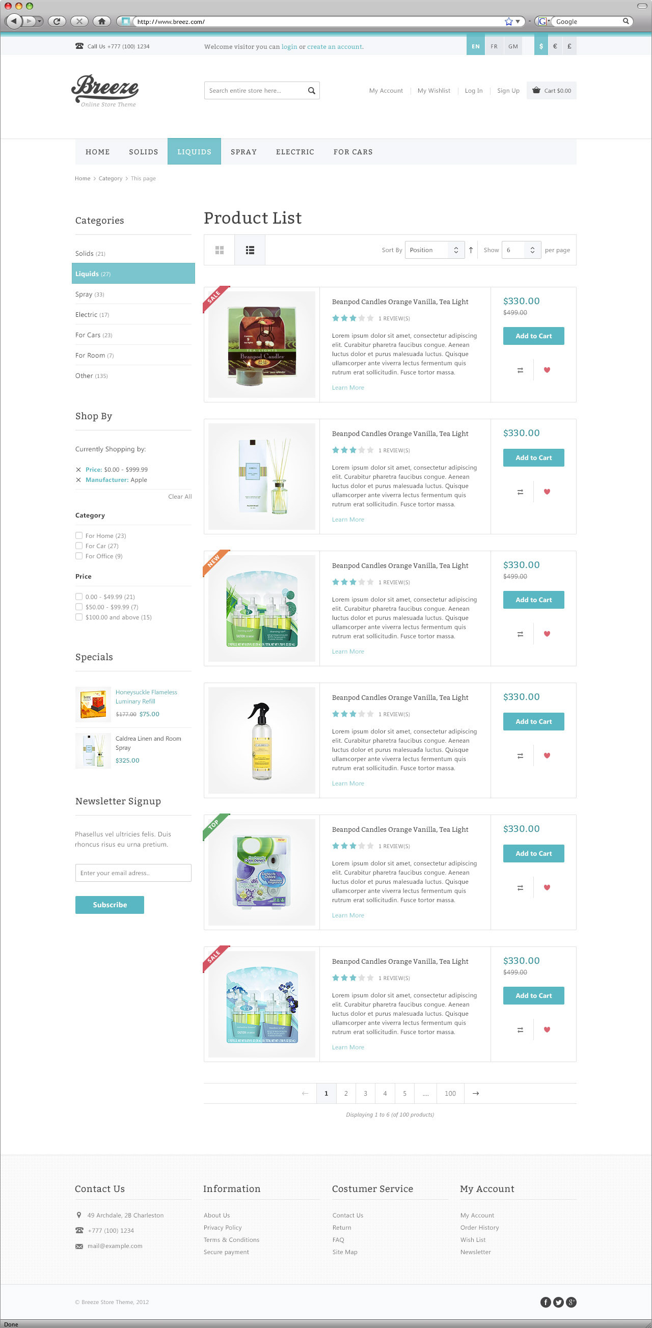 Breeze — Responsive Magento Theme by WpWay_ | ThemeForest